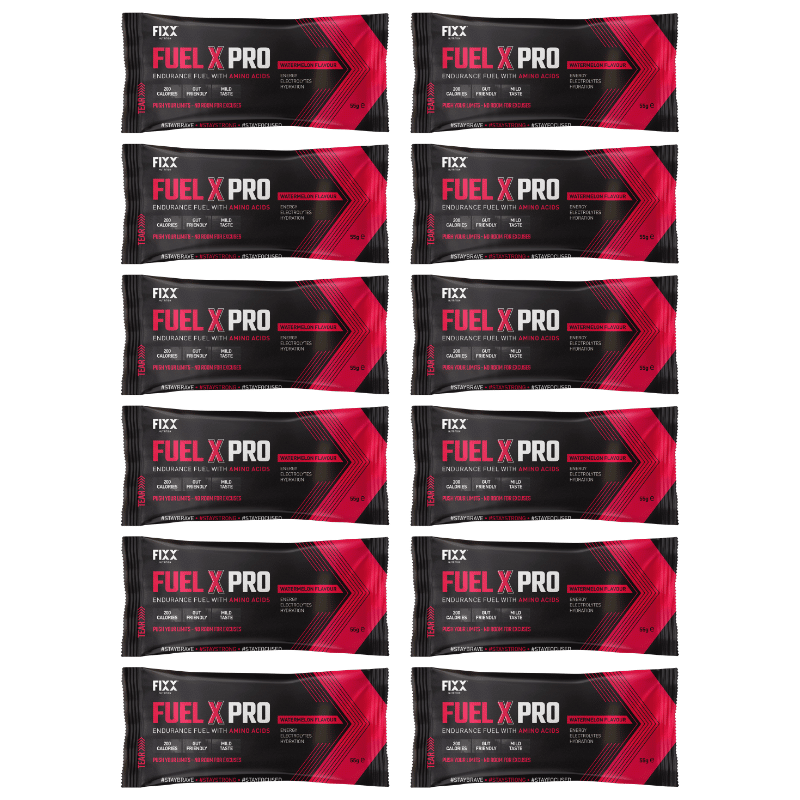 FUEL X PRO 55G SACHET BOX of 12 WATERMELON - Fixx Nutrition